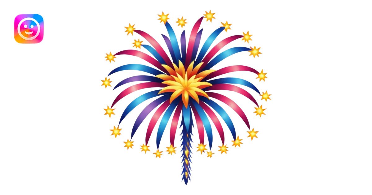 firework emoji | AI Emoji Generator