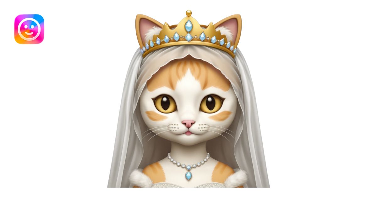 bride cat emoji | AI Emoji Generator