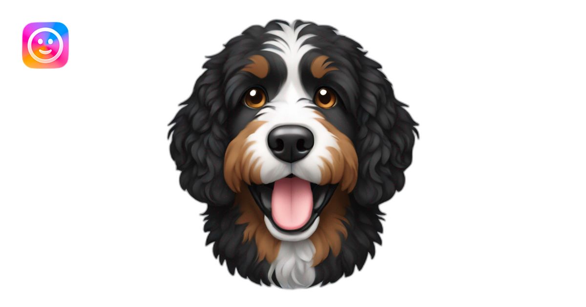 bernedoodle emoji | AI Emoji Generator