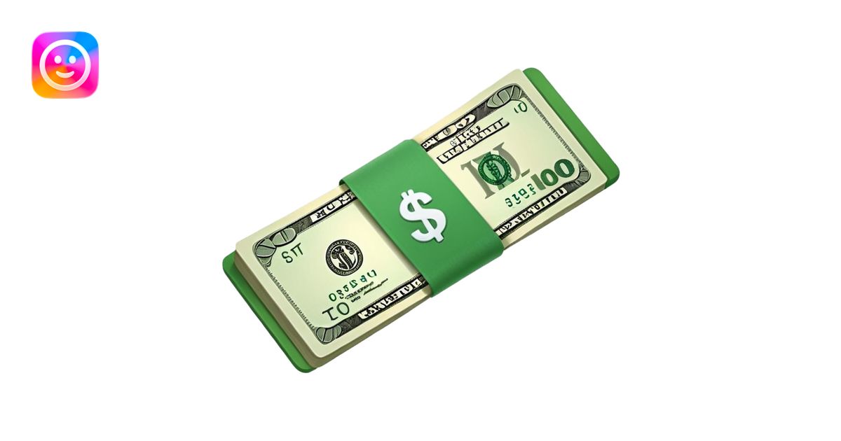 single cash bill emoji | AI Emoji Generator