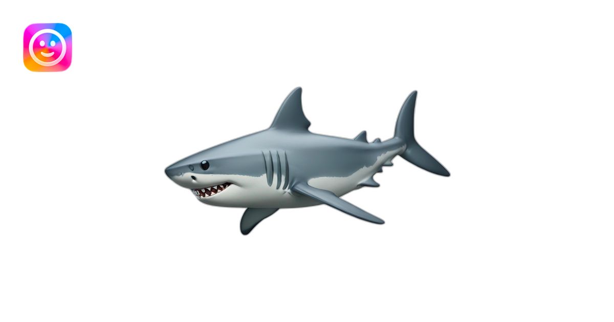 Shark with joints emoji | AI Emoji Generator