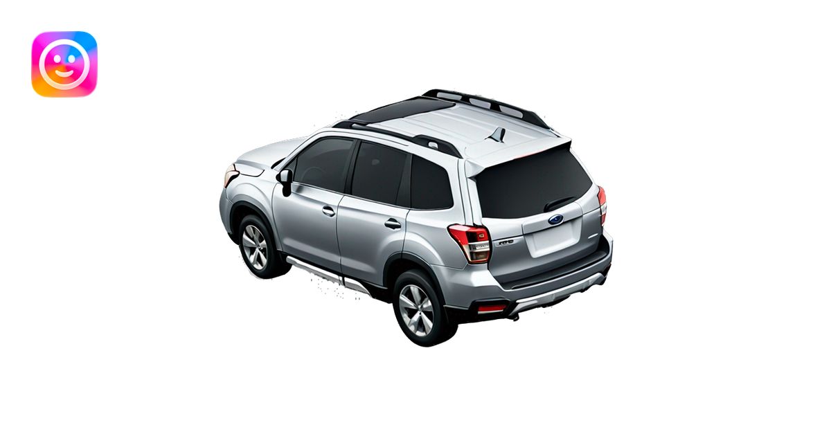 Subaru forester silver emoji | AI Emoji Generator