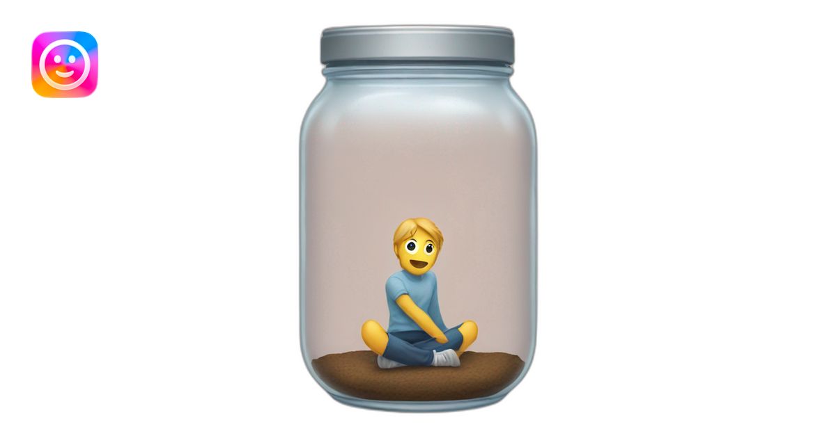empty jar in between human legs emoji | AI Emoji Generator