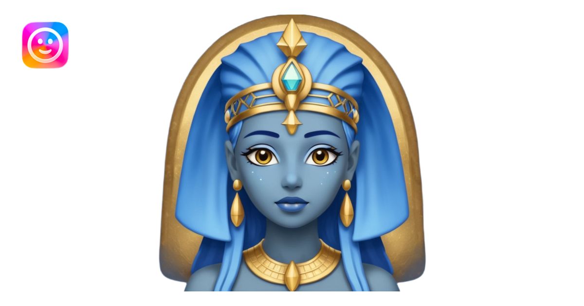 Nut from Egyptian Gods emoji | AI Emoji Generator