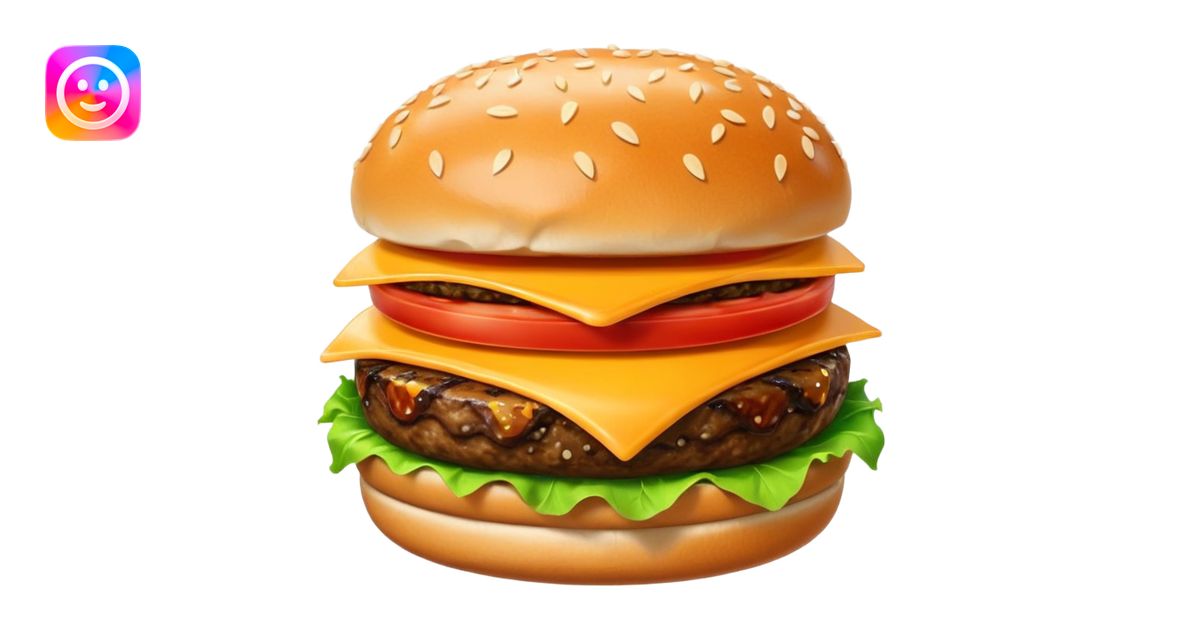 Hamburger emoji | AI Emoji Generator