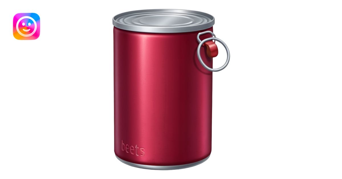 can of beets emoji | AI Emoji Generator