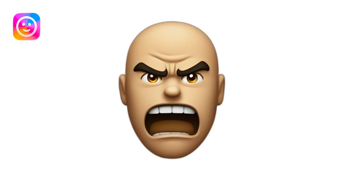 Angry with punch emoji | AI Emoji Generator