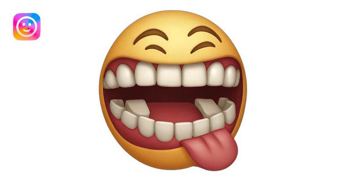 big mouth emoji | AI Emoji Generator