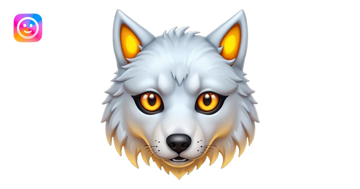dire wolf eyes emoji | AI Emoji Generator