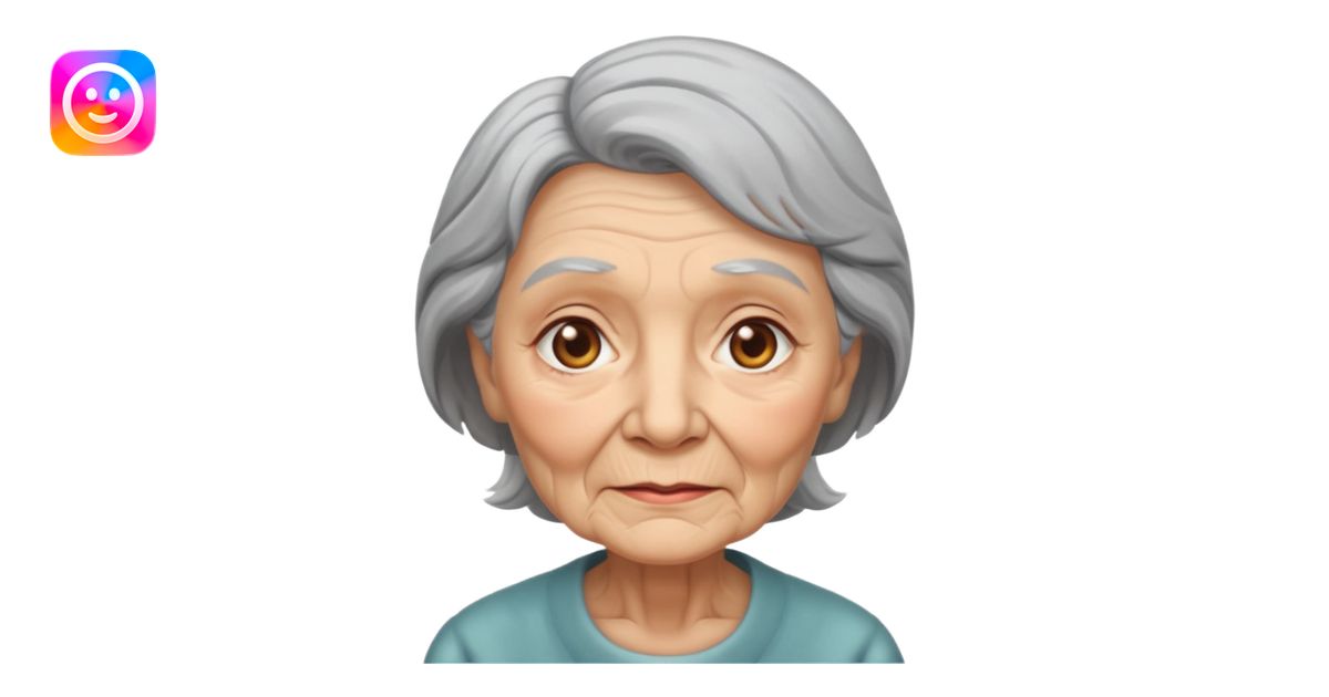 old lady emoji | AI Emoji Generator