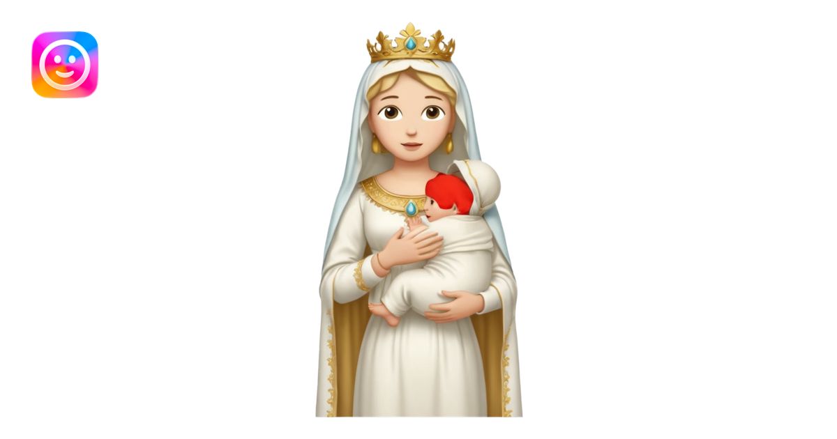 VIRGEN DEL PILAR SIN FONDO emoji | AI Emoji Generator