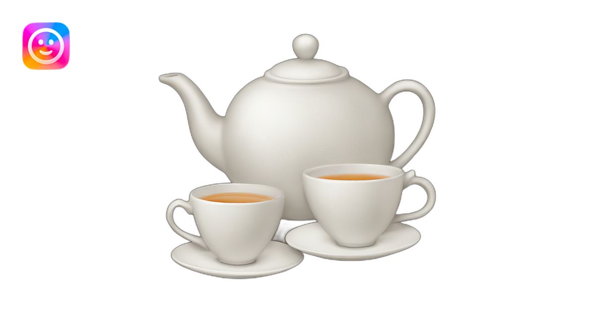 tea set emoji | AI Emoji Generator