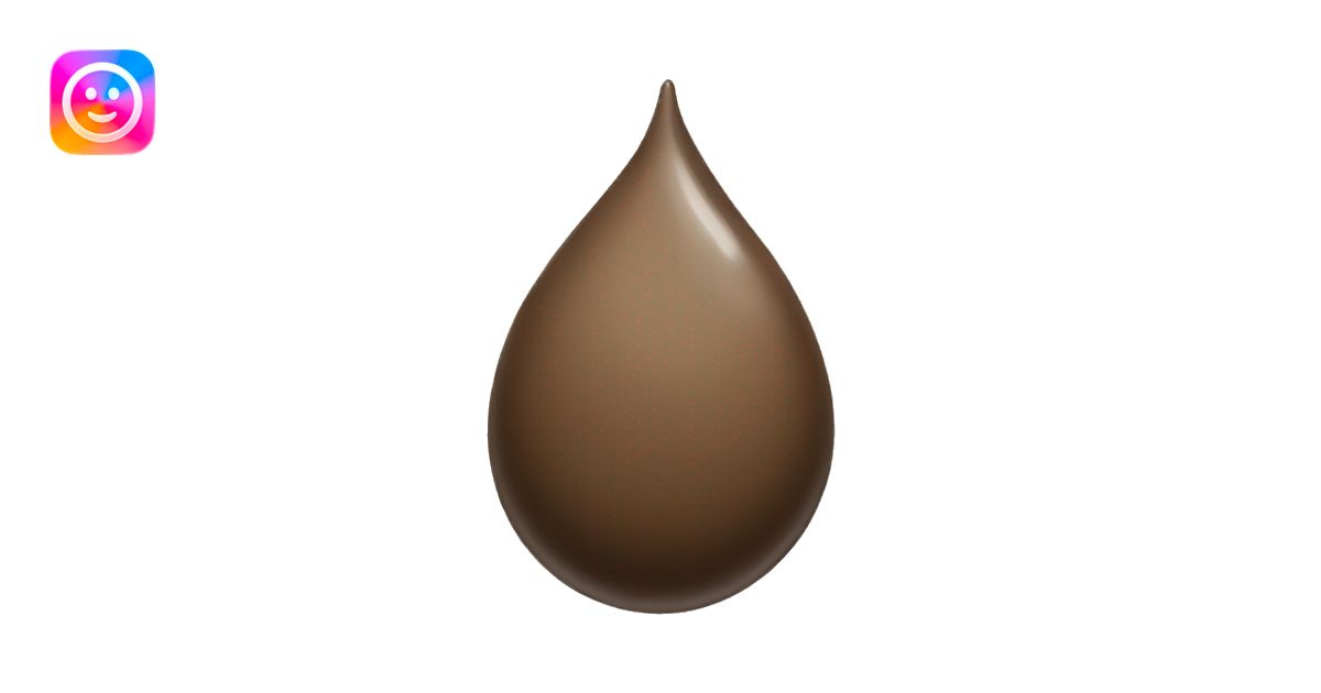 drop of mud emoji | AI Emoji Generator