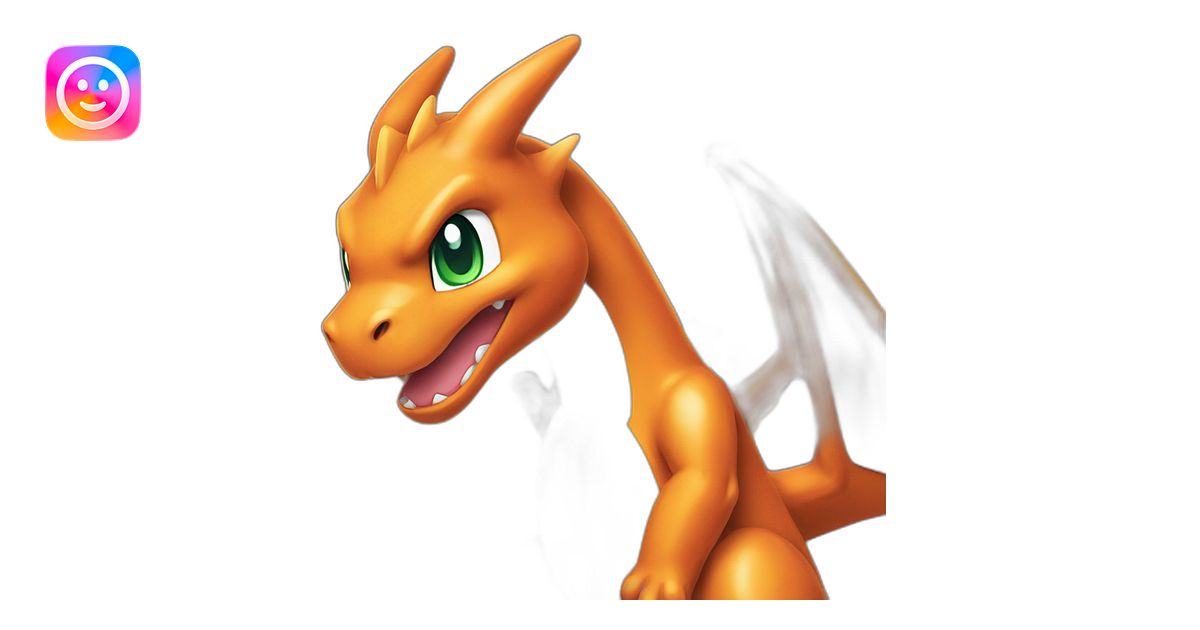 Charizard shiny emoji | AI Emoji Generator