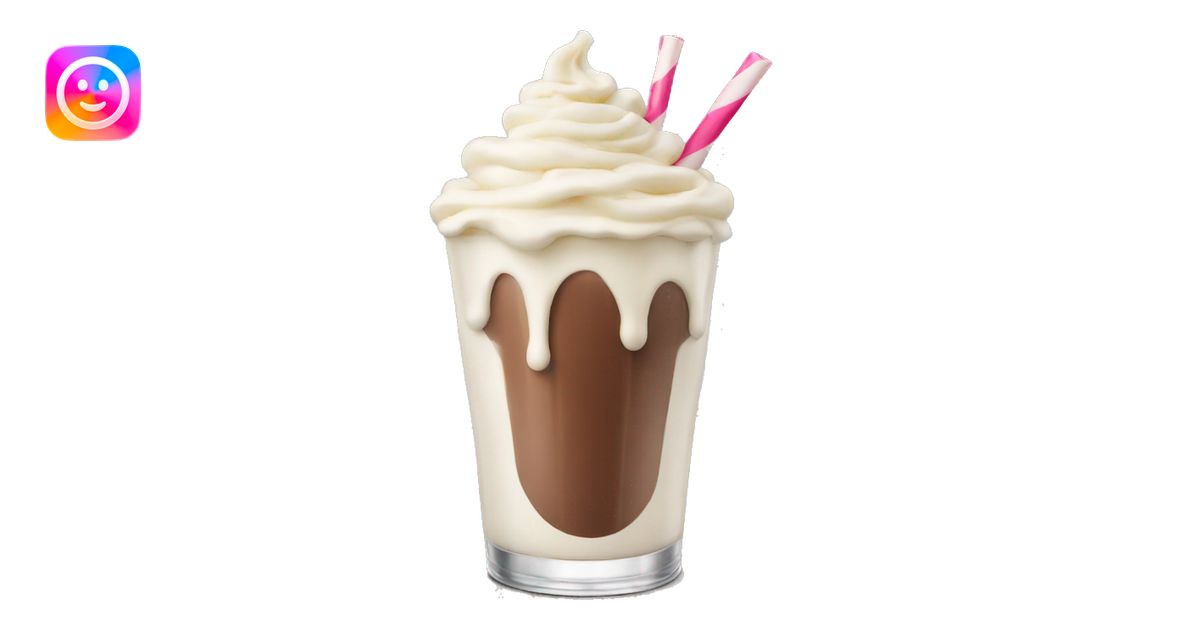 Milk shake emoji | AI Emoji Generator