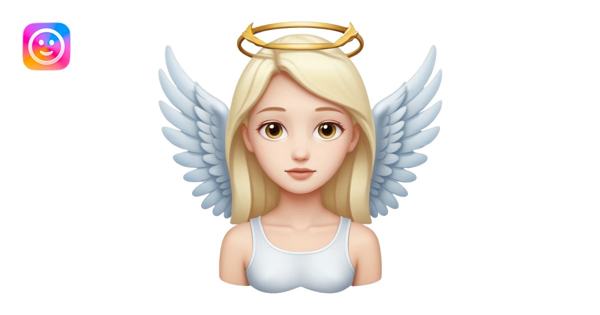 cusion foundation with angelic wing emoji | AI Emoji Generator