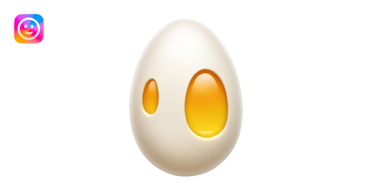 extremely long egg in shell emoji | AI Emoji Generator