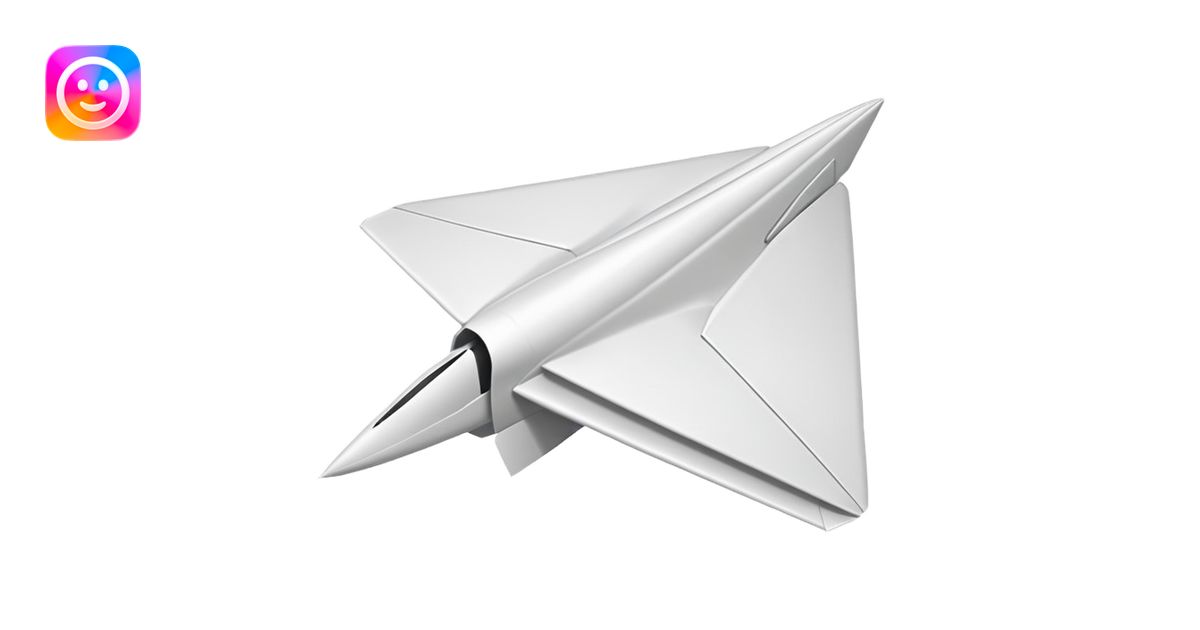 AVION DE PAPEL simple emoji | AI Emoji Generator