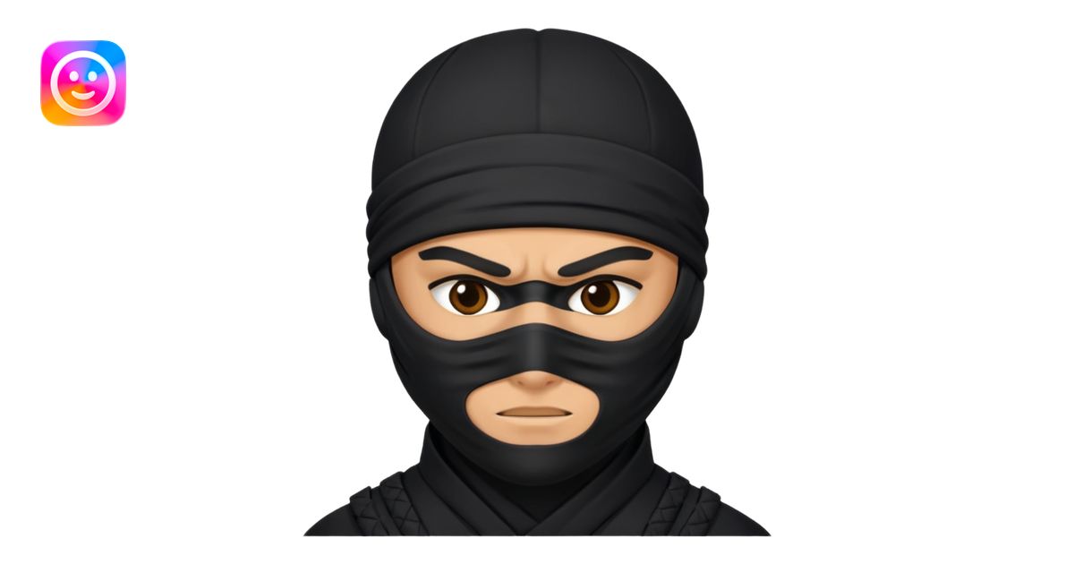 mad ninja emoji | AI Emoji Generator