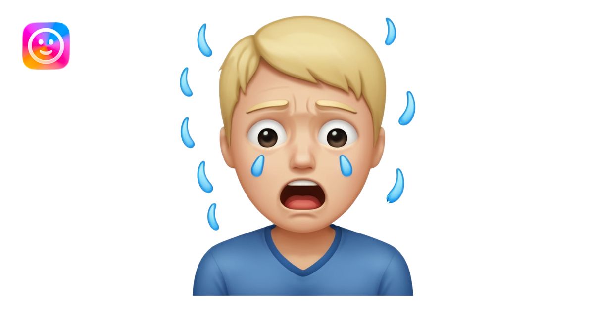 crying with shout, full body. emoji | AI Emoji Generator