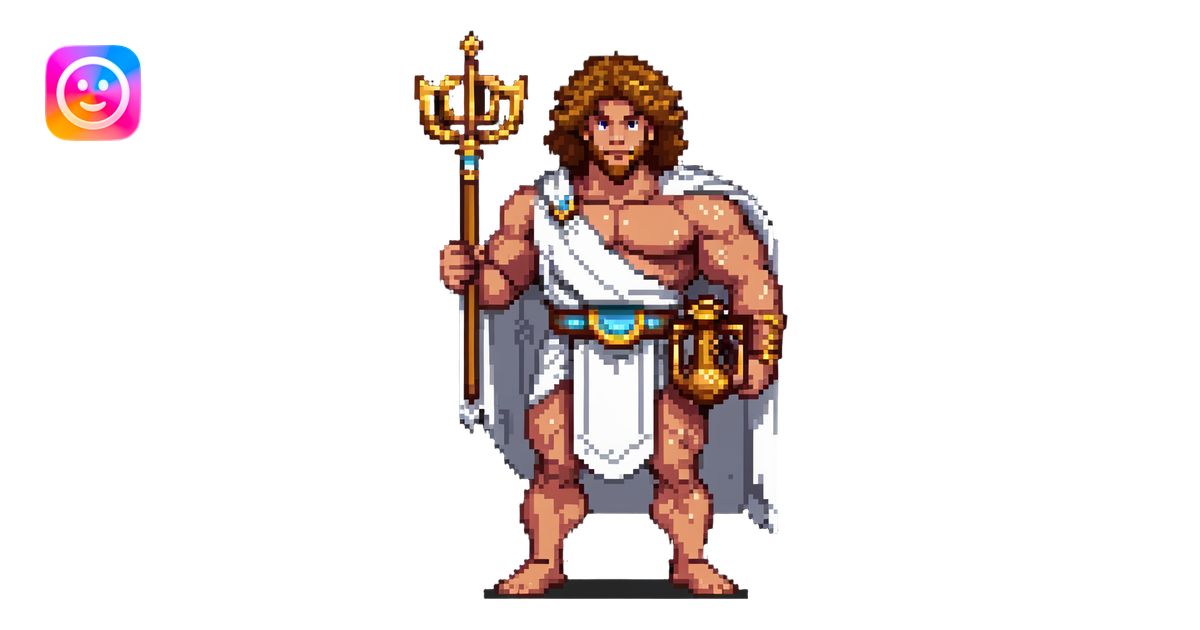 Hercules from Disney illustration | AI Emoji Generator