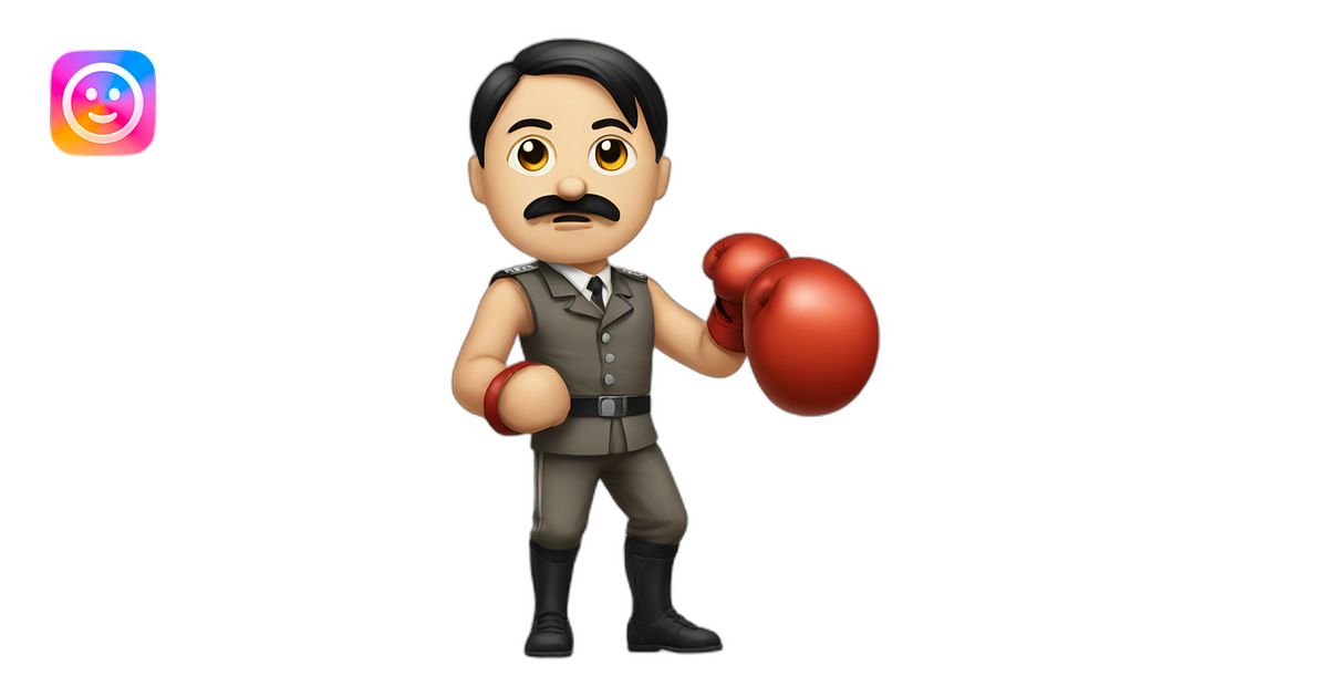 hitler-boxing-slave emoji | AI Emoji Generator