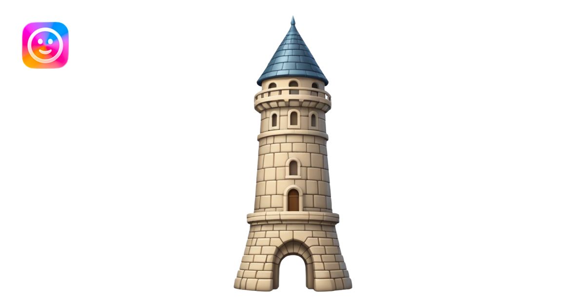 tower landmark. emoji | AI Emoji Generator
