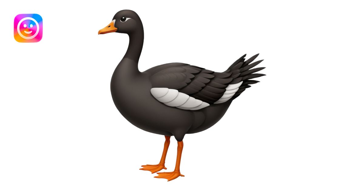 black goose emoji | AI Emoji Generator