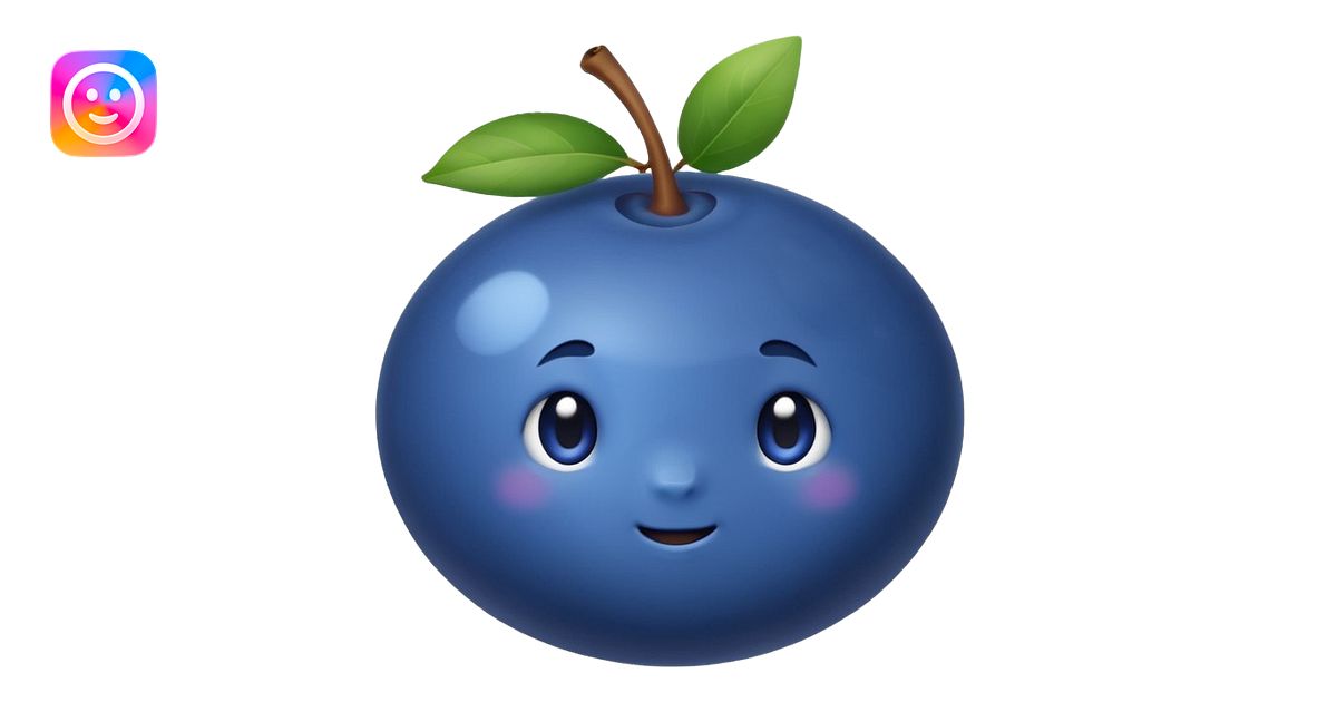 blueberry emoji | AI Emoji Generator