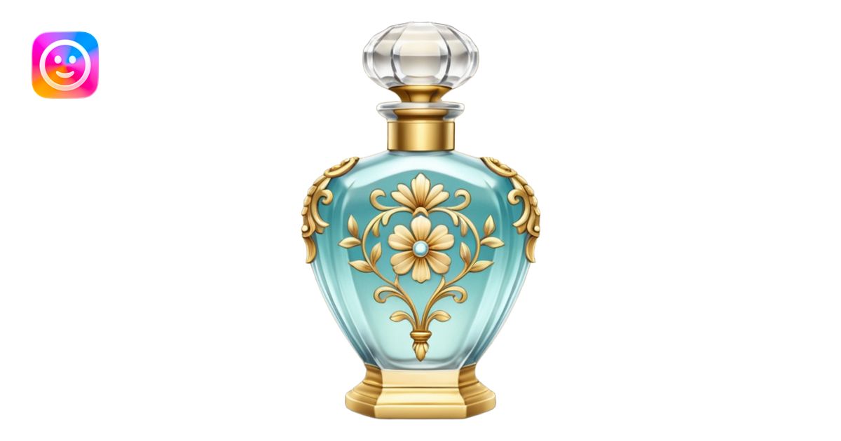 create an emoji of a perfume bottle vintage emoji | AI Emoji Generator