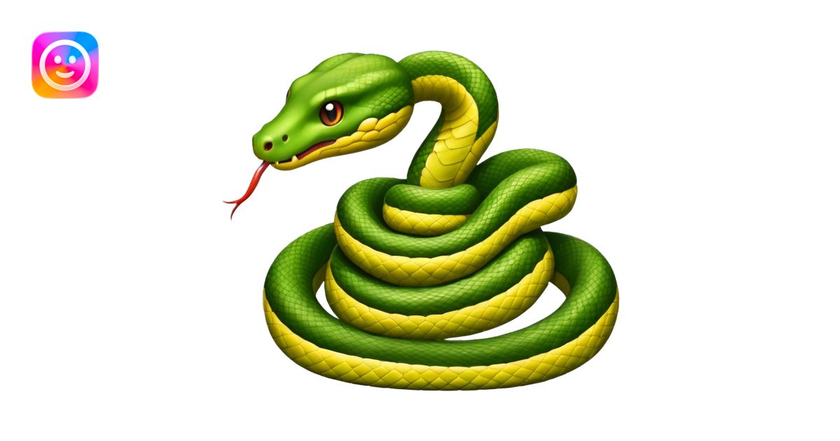 snake emoji | AI Emoji Generator