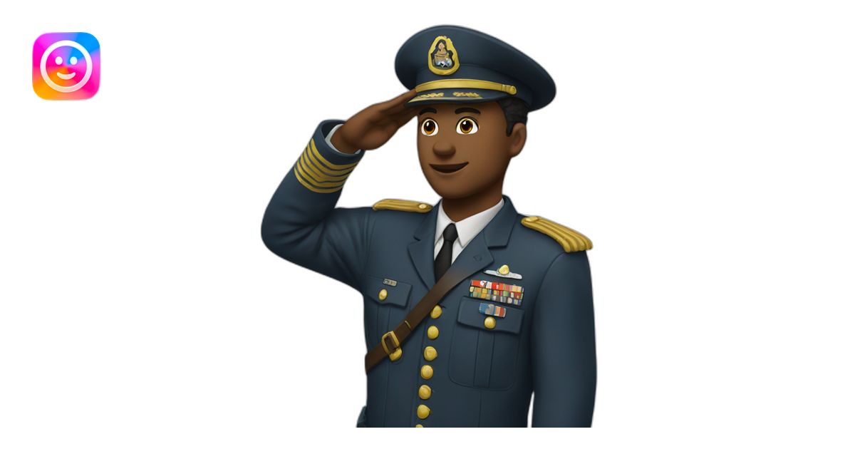salute emoji | AI Emoji Generator