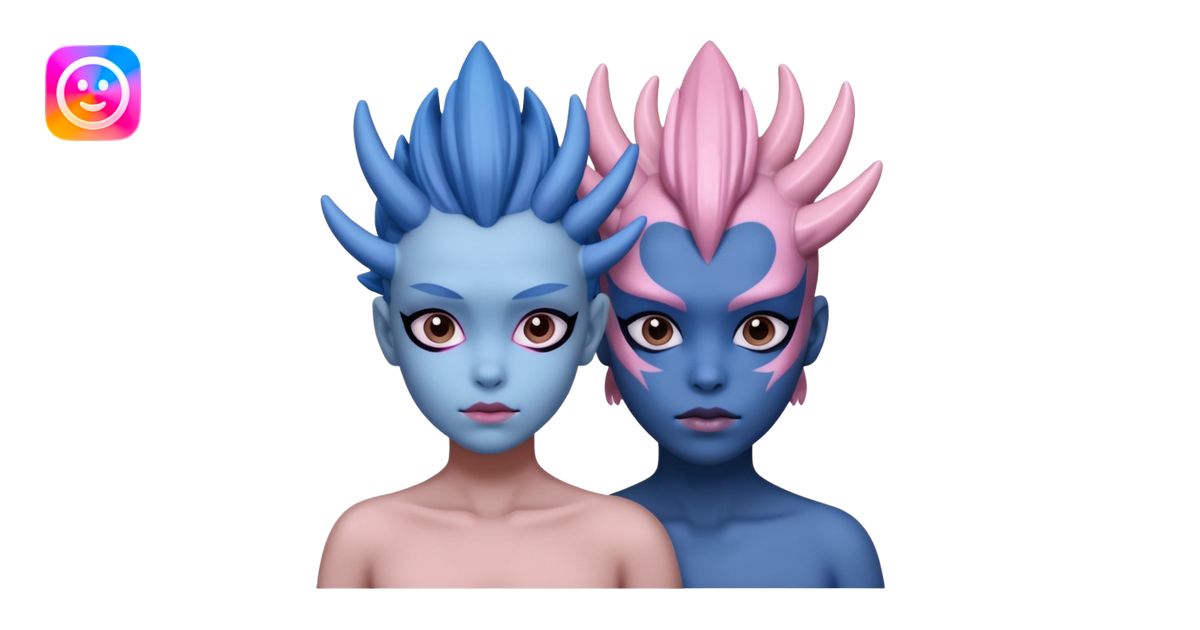 Pokemon legendary azul and pink palkia emoji | AI Emoji Generator