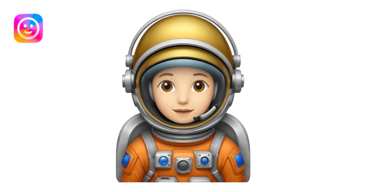 Astronaut helmet with Suggests a contained environment and ...