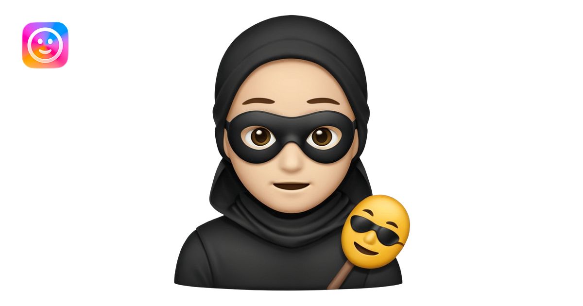 Samsung Emoji style (robber emoji) emoji | AI Emoji Generator