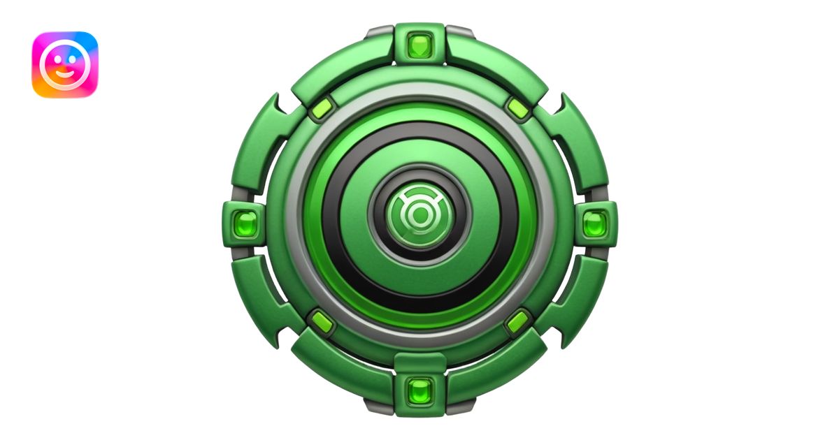 classic Ben 10 Omnitrix. emoji | AI Emoji Generator