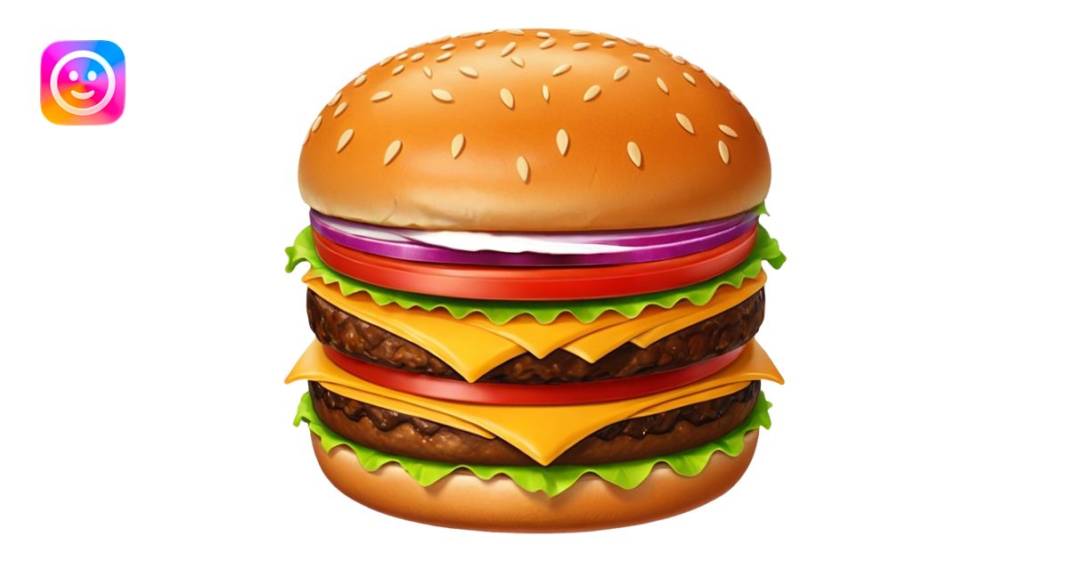 burger single patty emoji | AI Emoji Generator