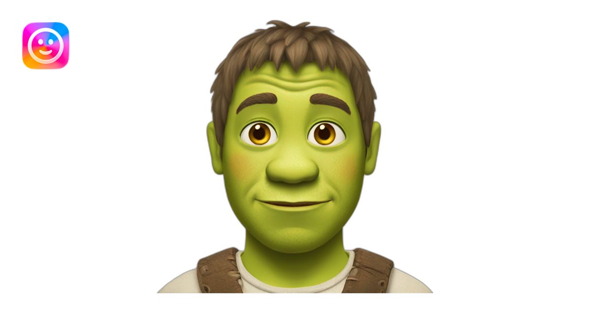 shrek the ukrainian emoji | AI Emoji Generator