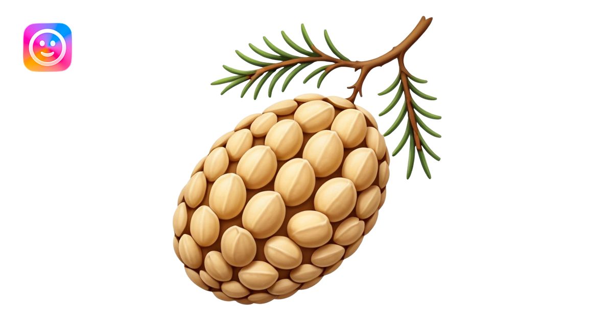 one pine nut emoji | AI Emoji Generator