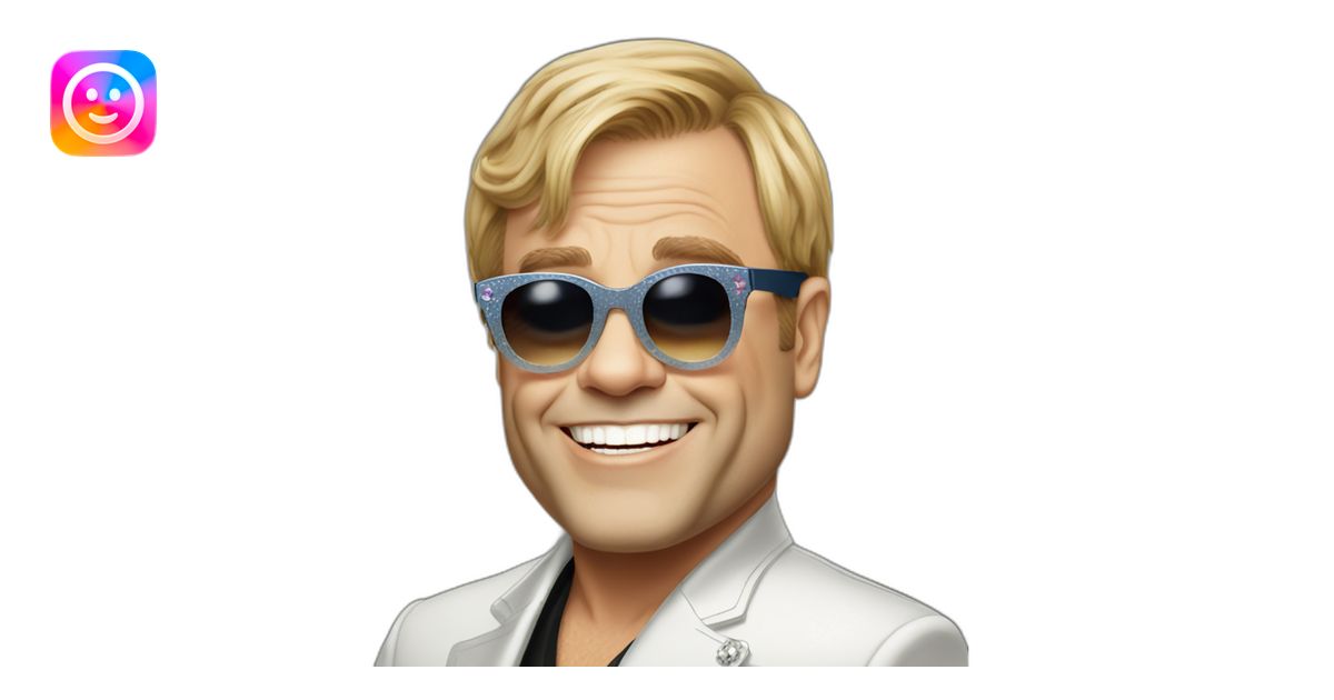 Elton john emoji | AI Emoji Generator