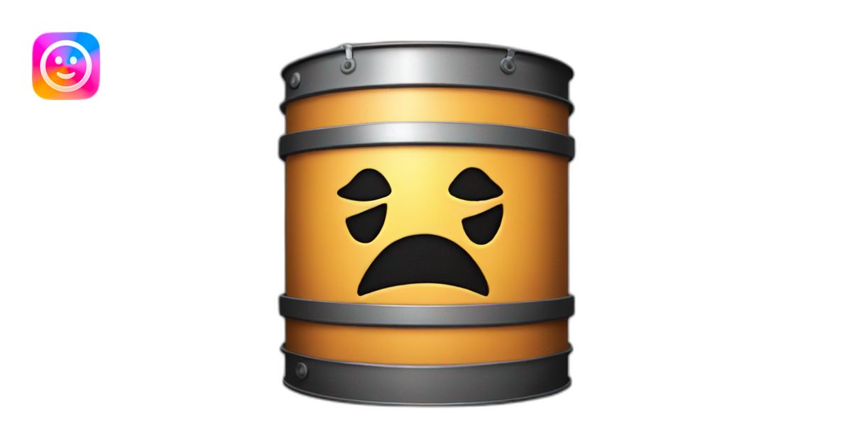 black oil barrel emoji | AI Emoji Generator