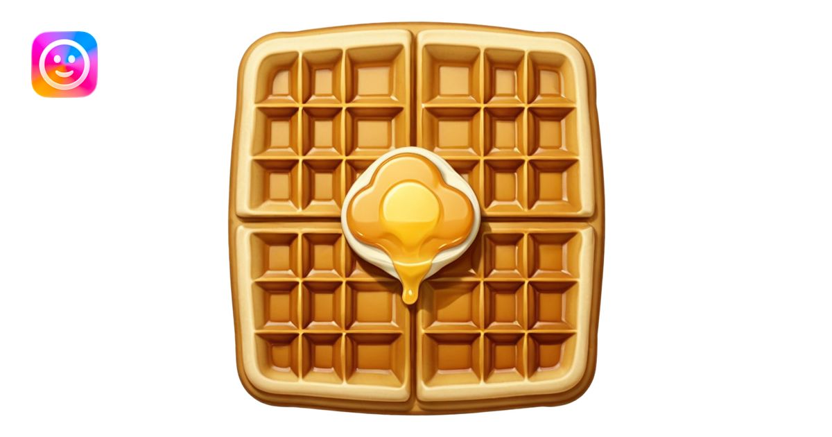Waffle emoji | AI Emoji Generator