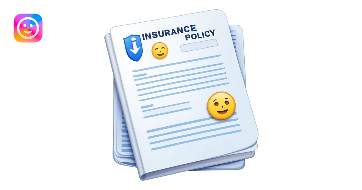 insurance policy emoji | AI Emoji Generator