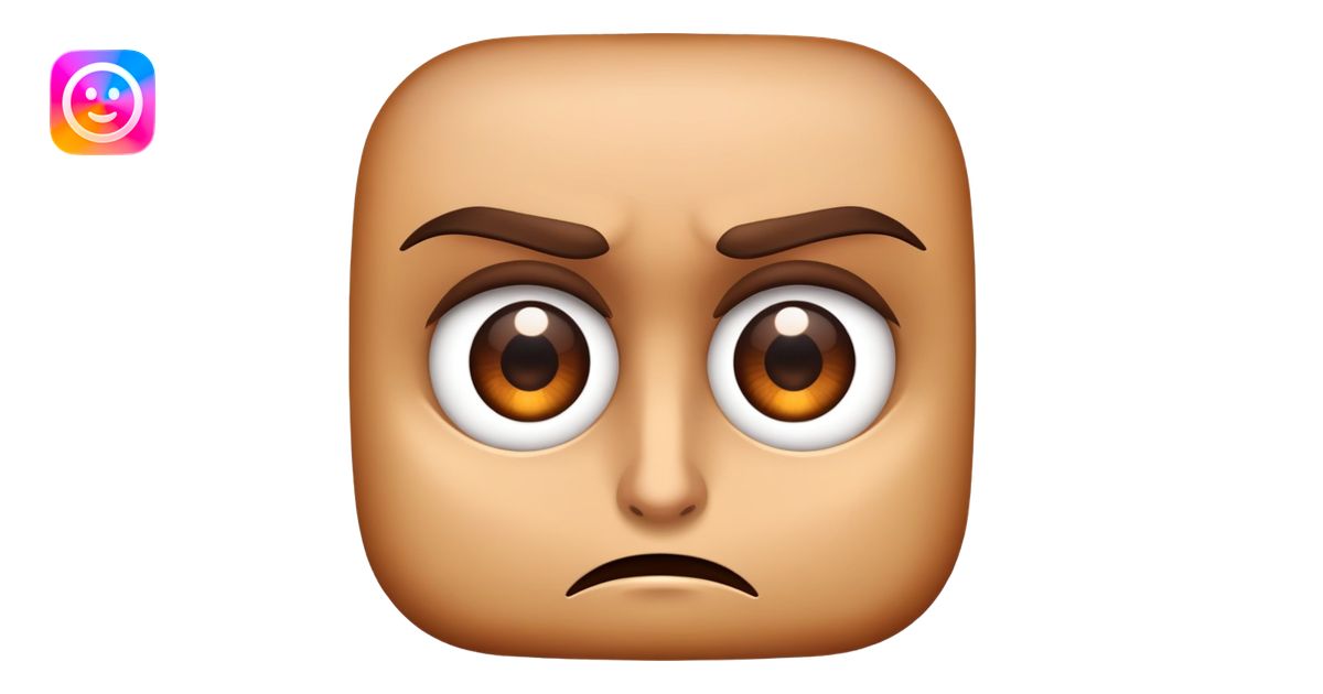 Suspicious eyes emoji | AI Emoji Generator