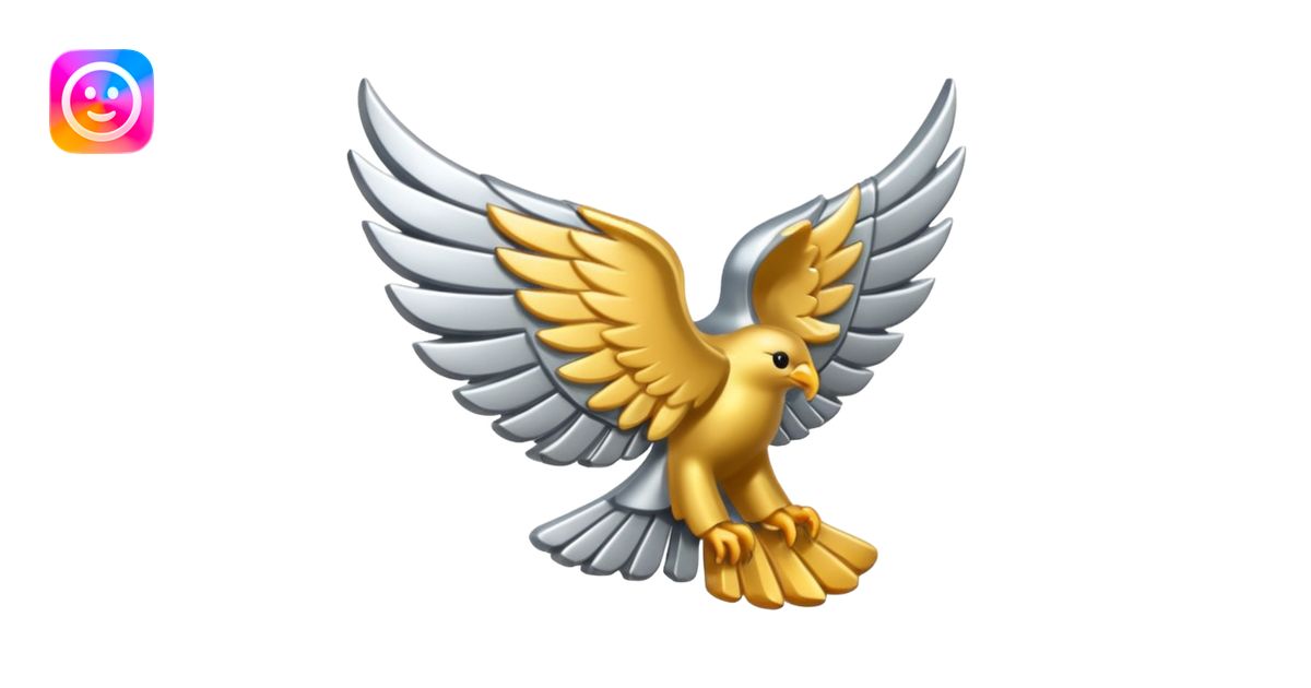 Left side wing emoji | AI Emoji Generator