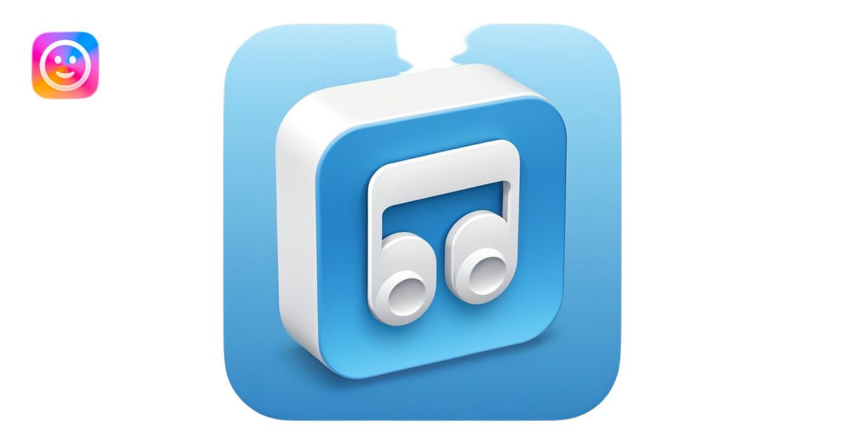 Create a modern, clean vector illustration of the Deezer app icon ...
