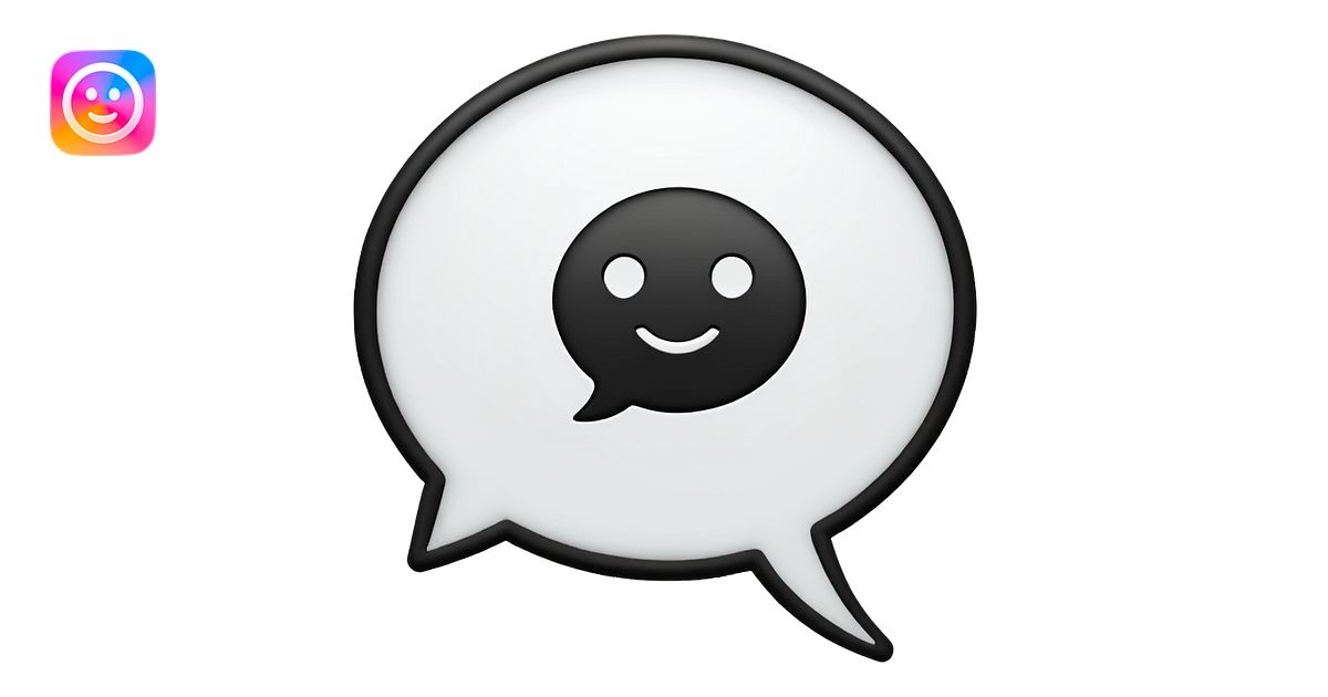 speech bubble mais ca part de droite emoji | AI Emoji Generator