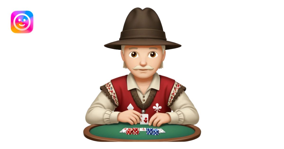 Polish highlander playing poker. emoji | AI Emoji Generator