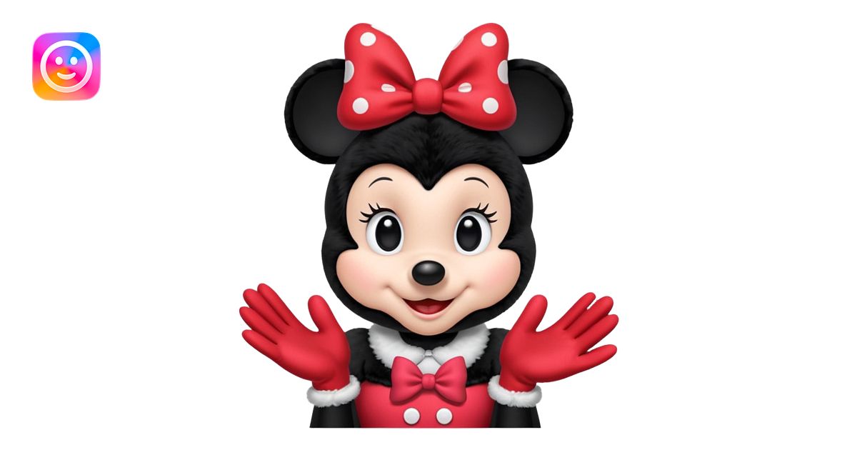 Minnie Mouse emoji | AI Emoji Generator