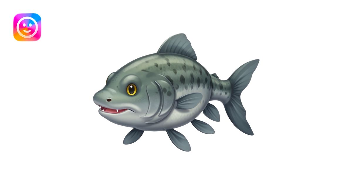 catfish fishing emoji | AI Emoji Generator